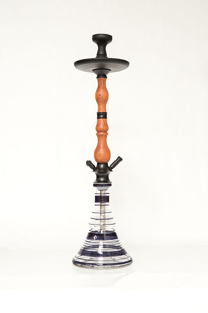 Shisha Premium de Madera Walden - Color: Negro - Fumando Espero